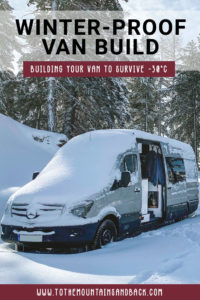 Winter Van Build: Surviving -30ºc in a Van - To the Mountains and Back