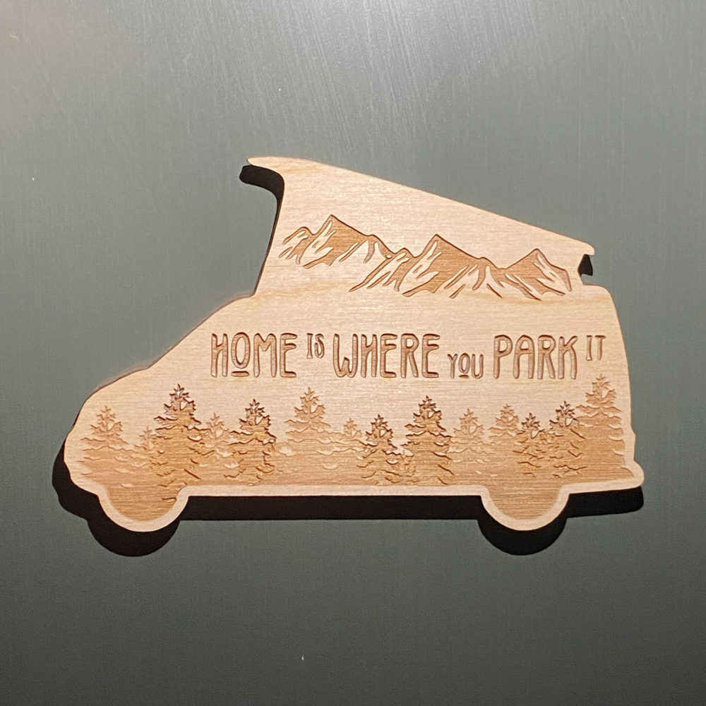 Van Life Magnets - To the Mountains and Back